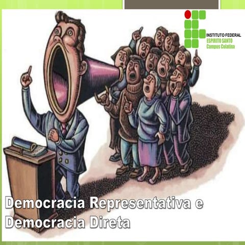 Democracia representativa e direta | PPTX | Politics