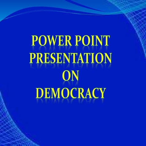 Democracy | PPTX