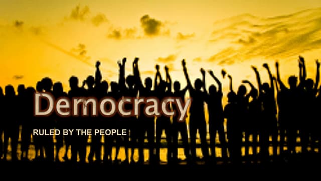 Foundations of Democracy | PPT