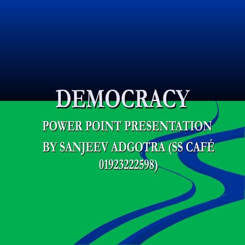 Democracy | PPT | Civic affairs | Politics