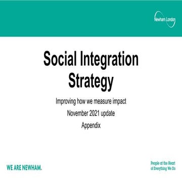 Social Integration Measures | PPTX