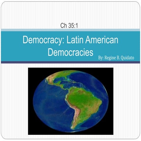 Democracy in Latin America | PPTX