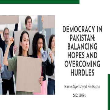 DEMOCRACY IN PAKISTAN BALANCING HOPES AND OVERCOMING HURDLES.pptx