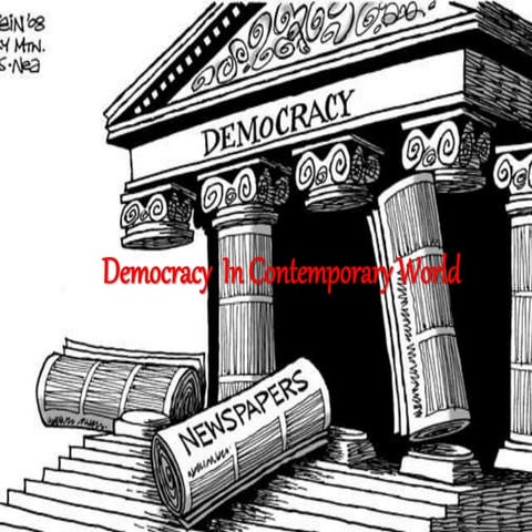 Democracy in the contemporary world | PPTX