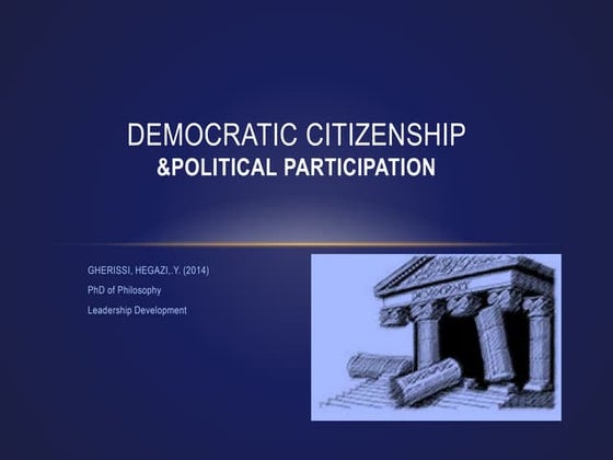 EDUCATION AND DEMOCRACY | PPT | Civic affairs | Politics