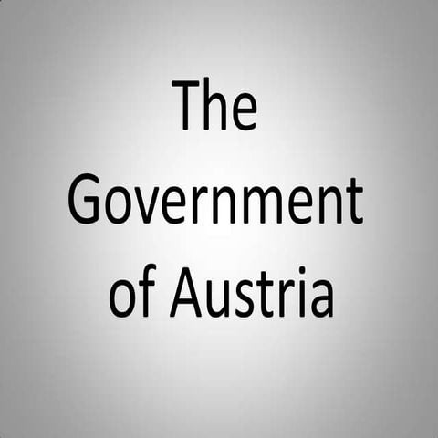 Democratic idea of Austria | PPT