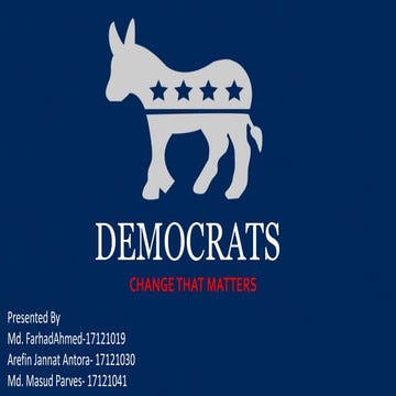 Democratic party | PPTX