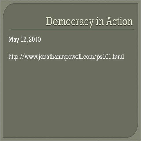 Democratic theory | PPT