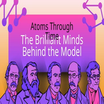 timeline of the atomic models in science chemistry | PPTX