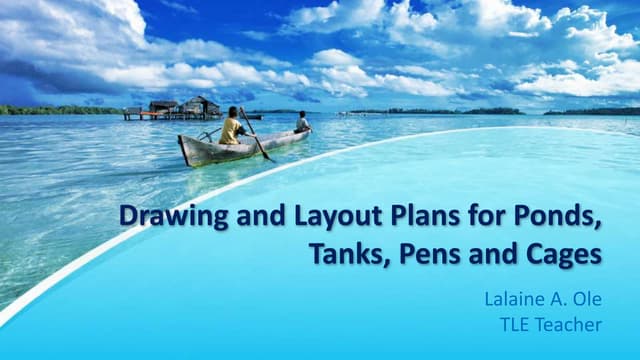CONSTRUCTION OF FISH POND | PPTX
