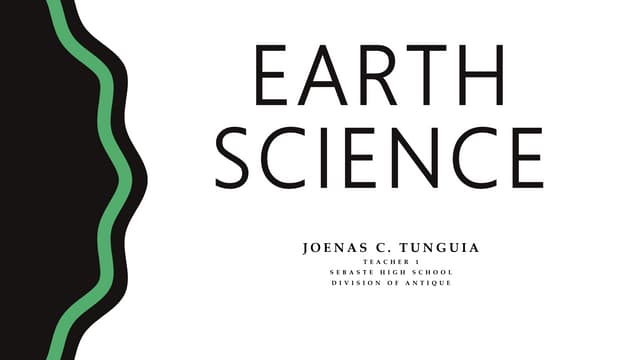 01 Earth and Life Science - Module 1 & 2.pptx | Geography | Science