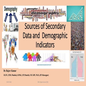 Demographic indicators | PPTX