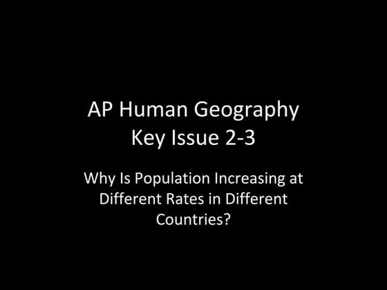 DTM and Population Pyramids | PPTX