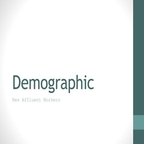 Demographic Q4 | PPTX | Careers