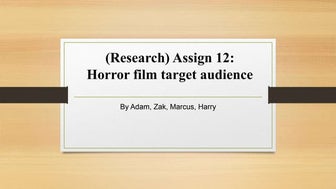 Target audience | PPT