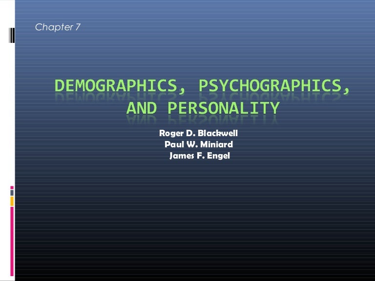 Demographics And Psychographics Examples
