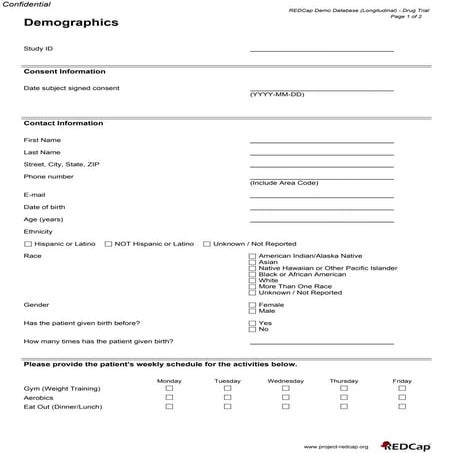 Demographics qre | PDF | Pharmaceutical Drugs | Medical Health