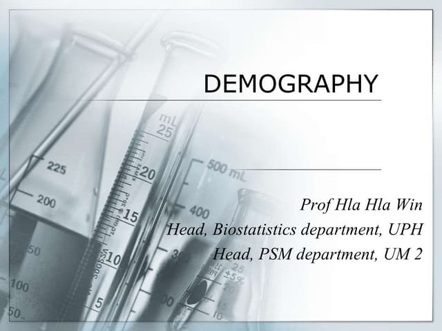 Demography | PPT