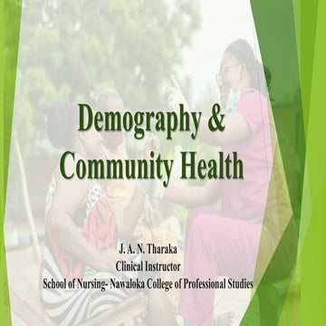 Demography and community health for healthcare.pdf