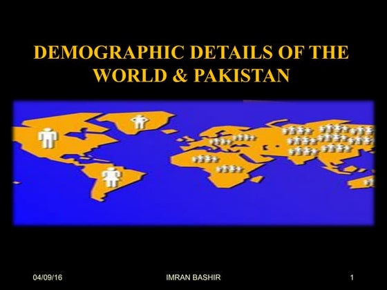 GEOGRAPHY IGCSE: POPULATION DENSITY AND DISTRIBUTION | PPT