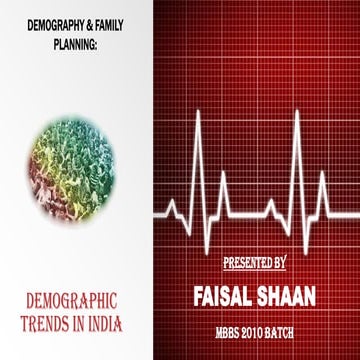 DEMOGRAPHIC TRENDS IN INDIA | PPSX