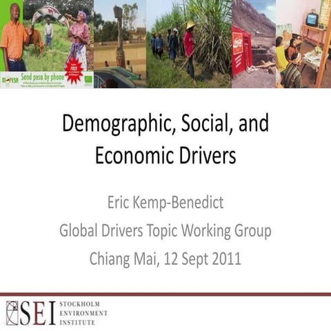 Demographic. Social, and Economic Drivers (CPWF-GD workshop, Sept 2011 ...