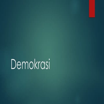 KONSEPTUAL DAN UNSUR-UNSUR DEMOKRASI.pptx