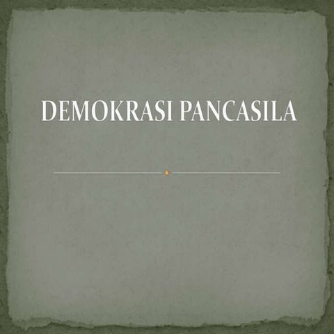 Ppt Demokrasi Pancasila | PPTX