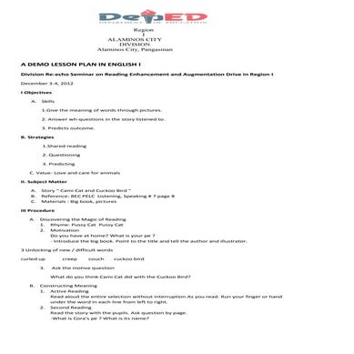 DEMO ESL TEACHER FOR POLLY ENGLISH DEMONSTRATION | PPTX