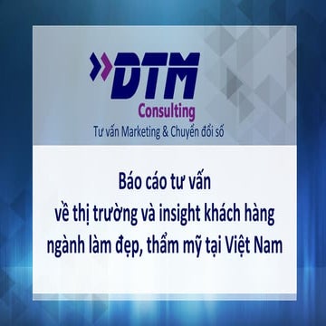 Demo Market Report DTMConsulting.vn