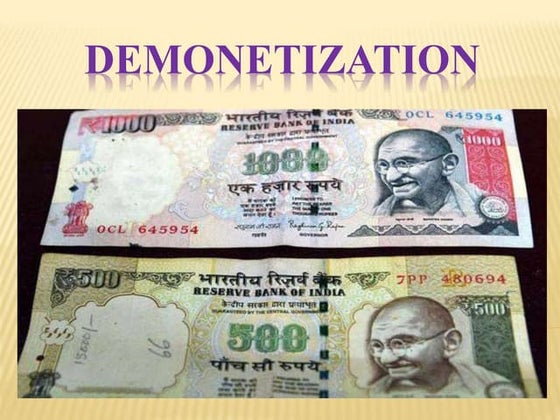 Presentation on Demonetization in India | PPT