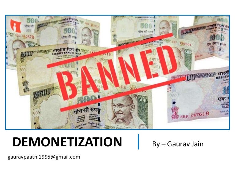 Demonetization In India