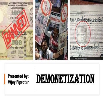 Demonetization | PPTX