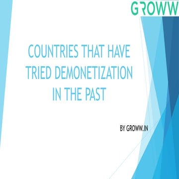 Demonetization across the world | PPTX
