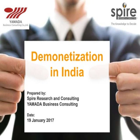 170119_Demonetization in India | PPTX