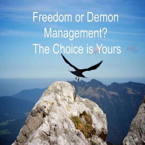 Demon Management or Freedom: You Choose | PPTX