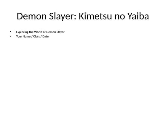 Demon Slayer Anime PowerPoint Template.pptx