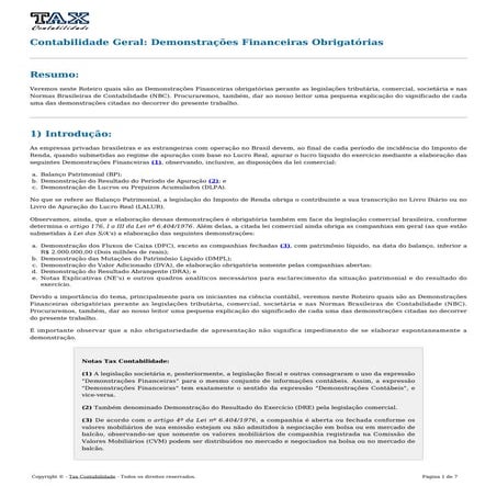 Exercicios relatorio contabil | PDF