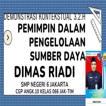 Demonstrasi Kontekstual 3.2.h Pemimpin dalam Pengelolaan Sumber Daya ...
