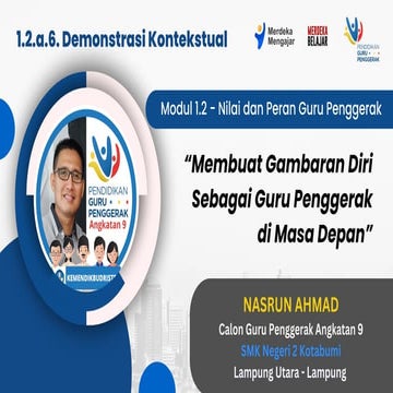 Slides Demonstrasi Kontekstual Modul 1.2 | PDF