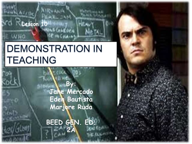 Demonstration in teaching | PPTX