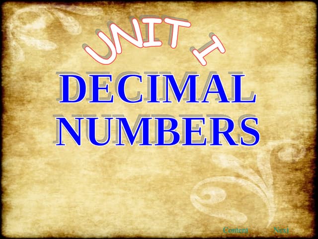 Decimals Ppt