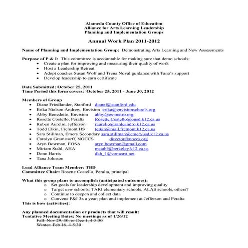 Demonstration schools workplan | DOC