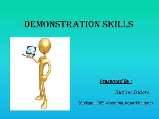 Teaching with-demonstration | PPT