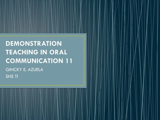 A Detailed Lesson Plan in English (Oral English Verbal and Non-Verbal ...
