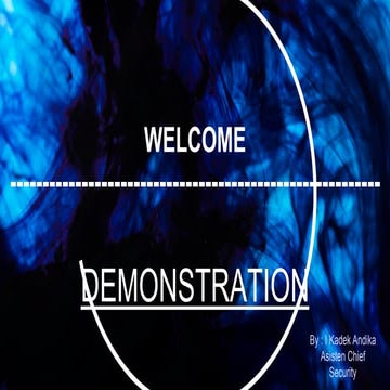 Demonstration Training Pdf