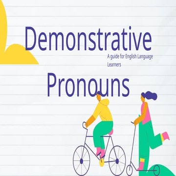 ENGLISH 2 Week 4 Using Demonstrative Pronoun | PPTX