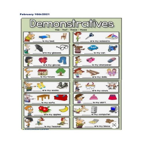 Demonstratives | DOCX