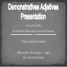 Presentación Demonstratives Adjetives | PPT