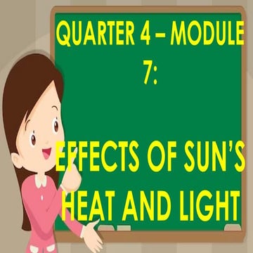 2. effects of the sun's heat and light | PPT